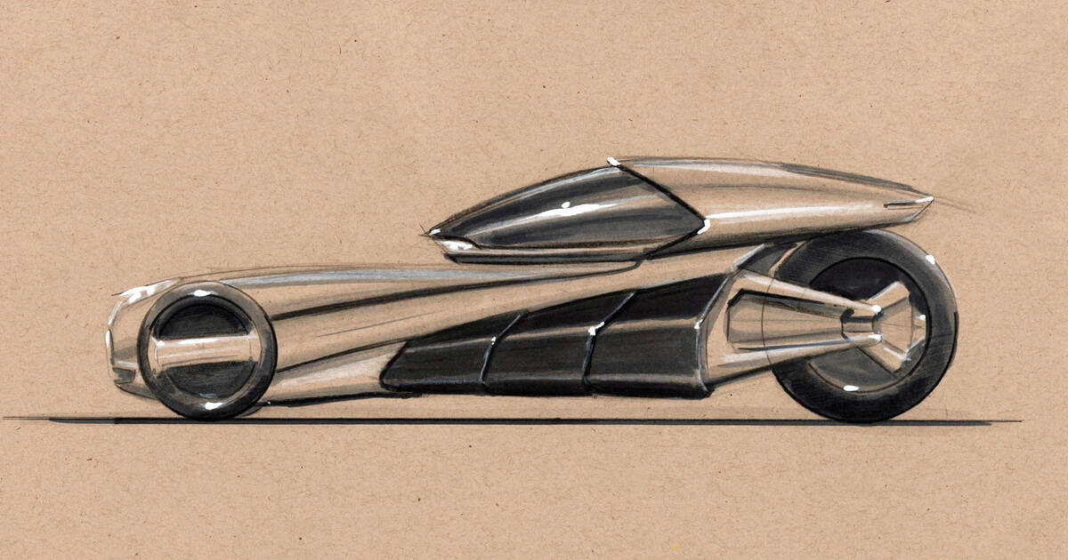 Car Industrial Design Sketch Example