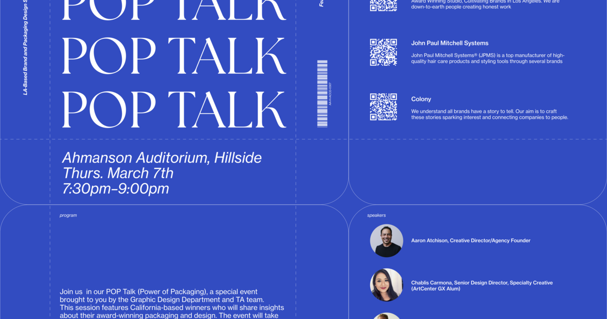 POP Talk: LA-Based Brand &amp; Packaging Design Studios - ArtCenter ...