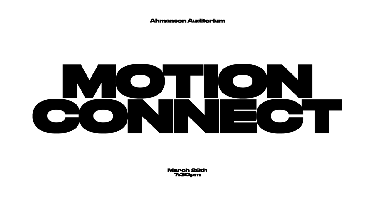 Motion Connect - ArtCenter College of Design